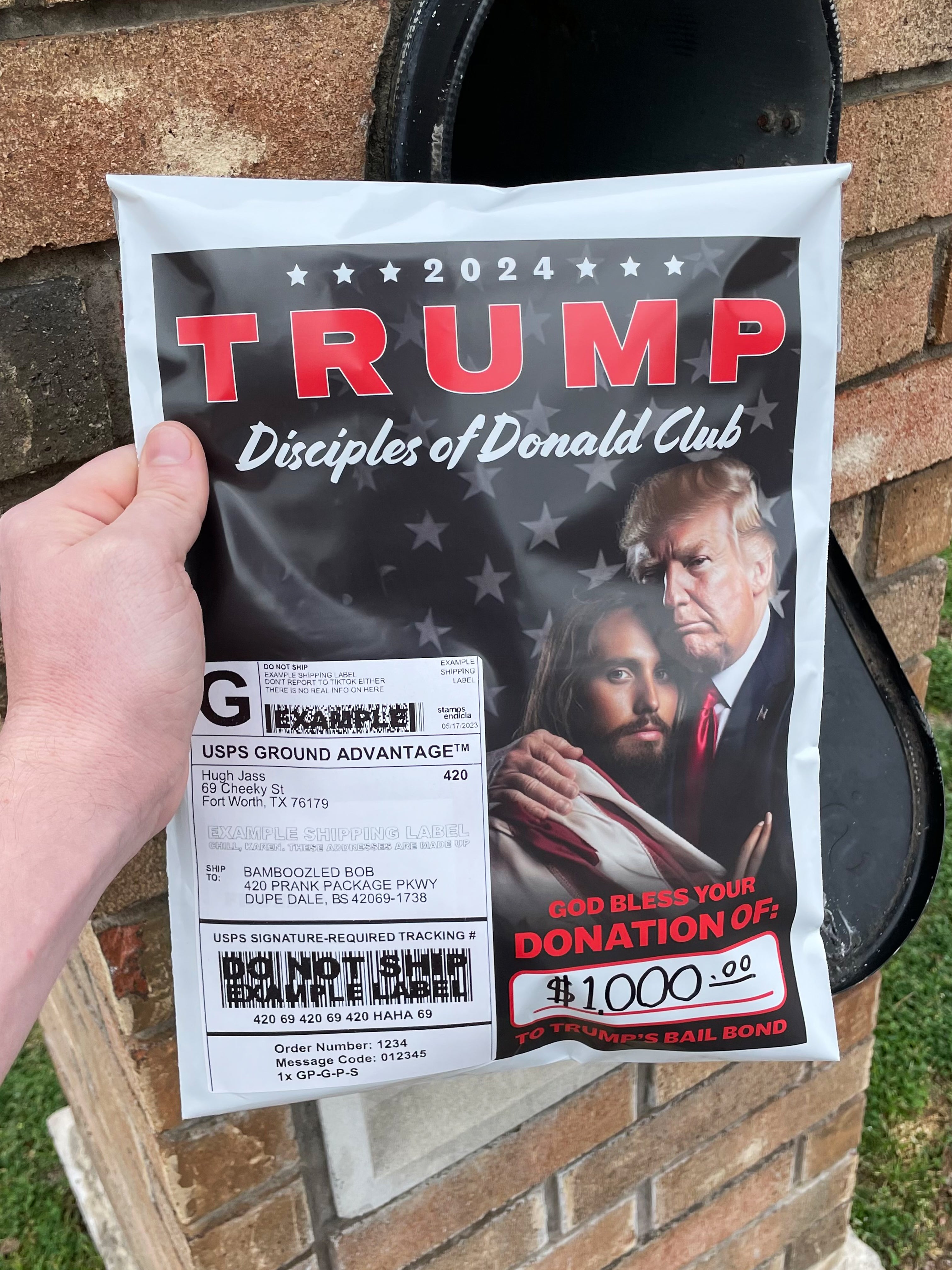 Send a Trump Prank Package | Prank Mail – PrankPackage.com