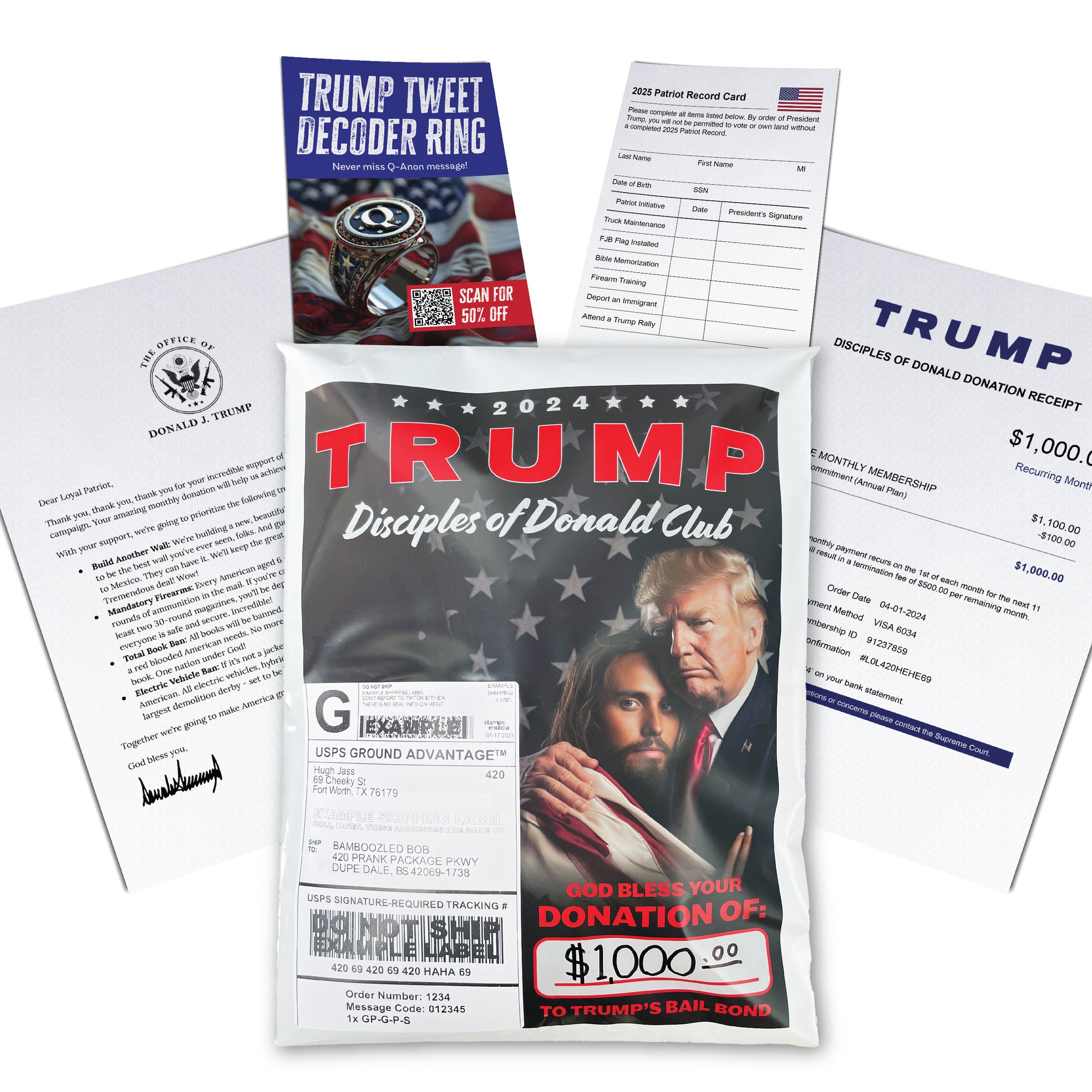 Send a Trump Prank Package | Prank Mail – PrankPackage.com